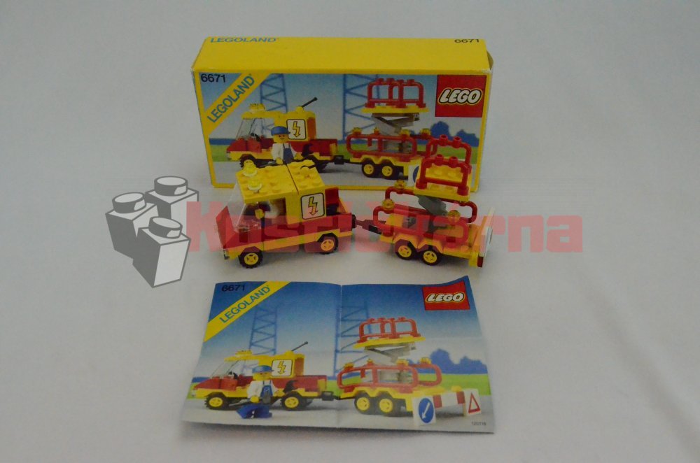 Lego Utility Repair Lift (6671) :: Kostičkárna